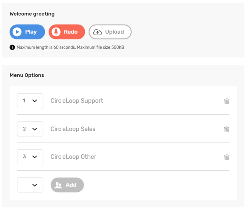 CircleLoop - How to Create and Setup a Menu / IVR